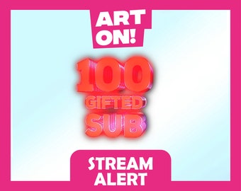 Retro Gaming Gifted Sub Alerts: 8bit Pixel Stream Overlay (digital ...