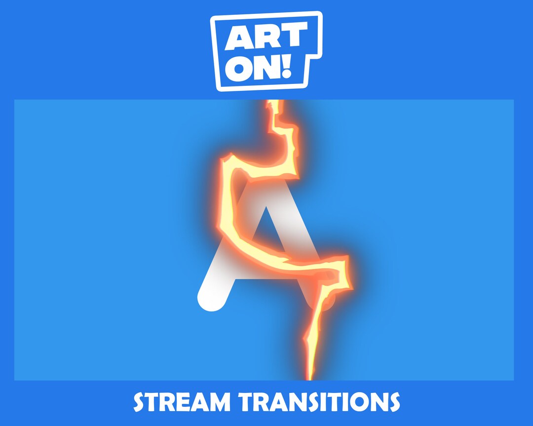 Orange Anime Speed Twitch Transition: Animated Stream Stinger (digital ...