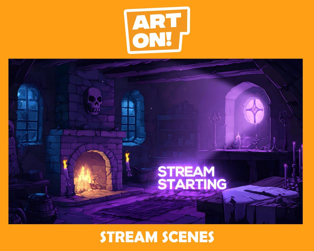 Horror Stream Room Scenes | stream Room Scenes | Twitch Stream Scenes ...
