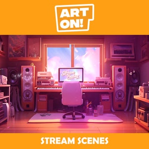 Animated Lofi Music Room Twitch Stream Scenes (digital Download) - Etsy