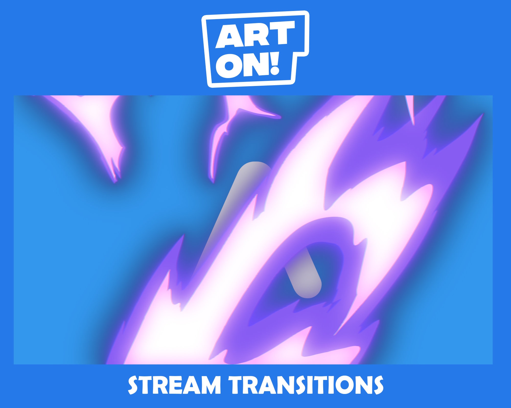 Purple Anime Speed Transition Twitch Transition, Animated Stream ...