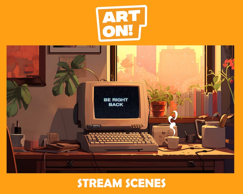Chill Lofi Room Animated Twitch Stream Scenes (digital Download) - Etsy
