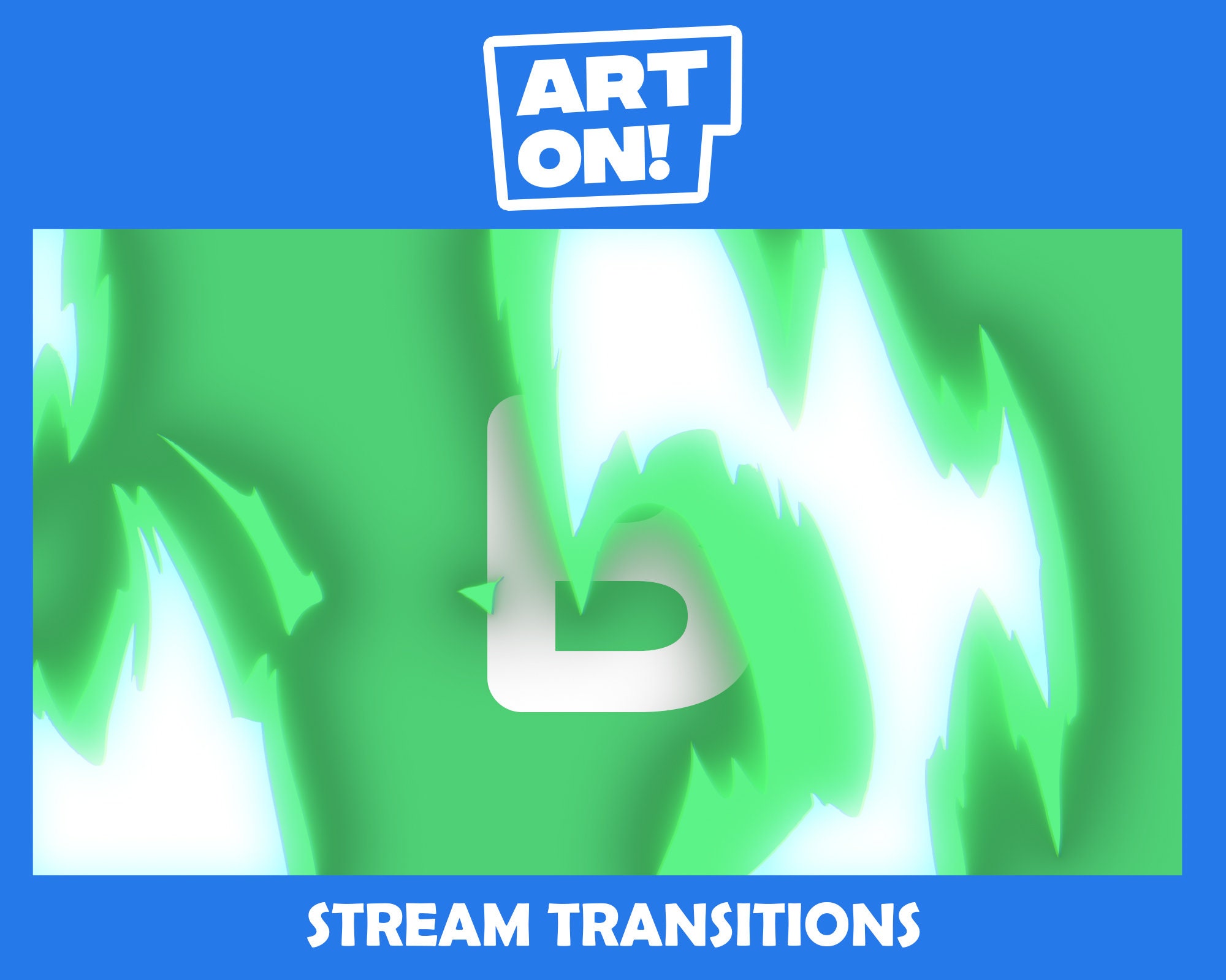 Green Anime Speed Transition Twitch Transition, Animated Stream ...
