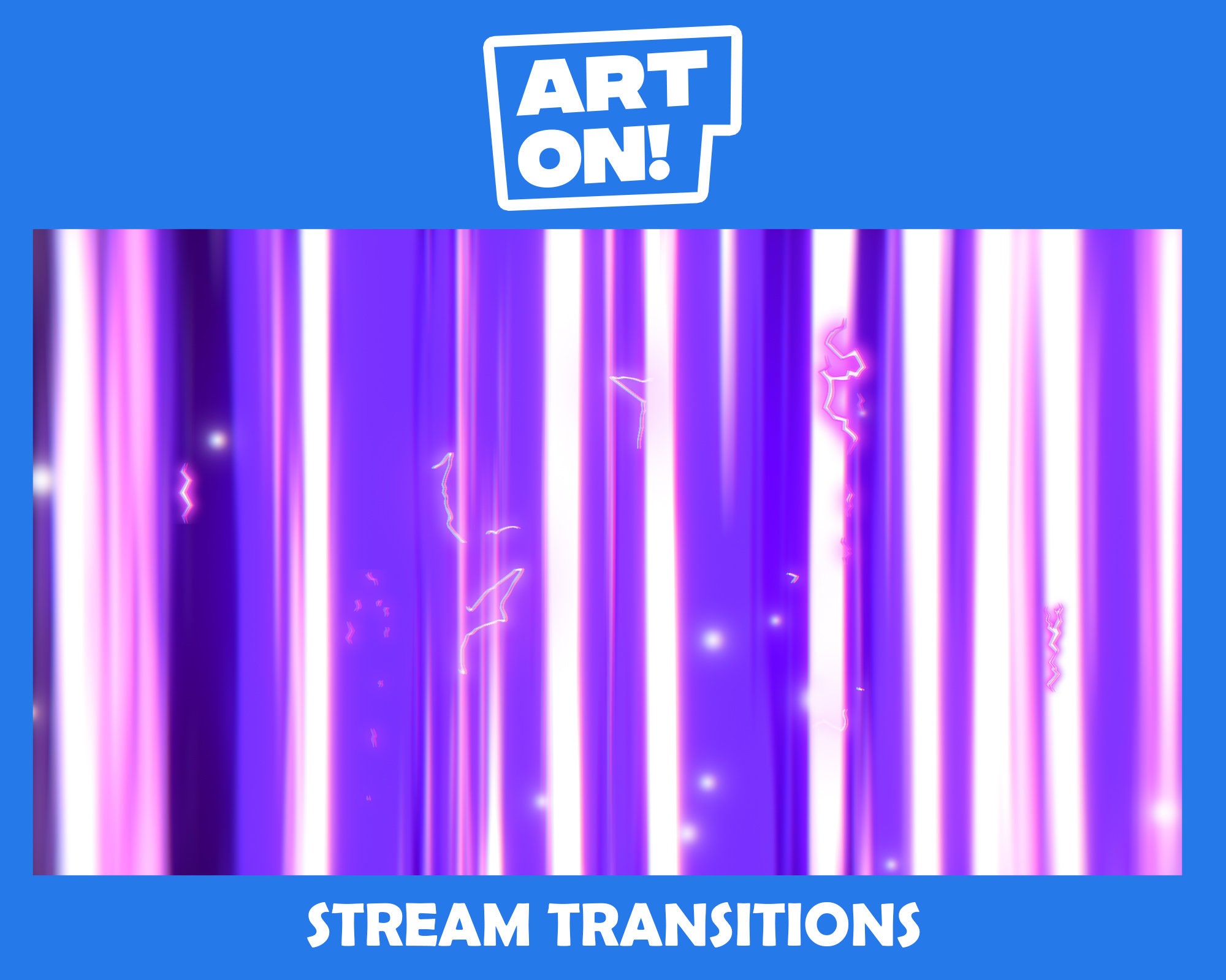 Purple Anime Speed Transition Twitch Transition, Animated Stream ...