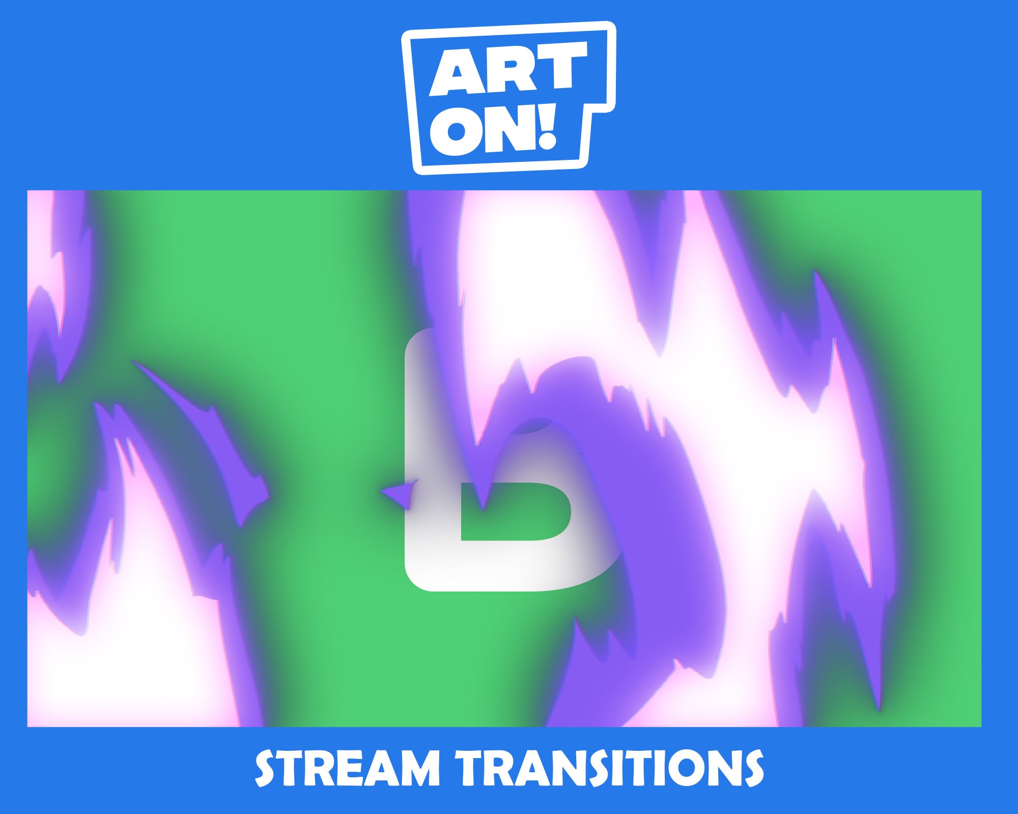 Purple Anime Speed Transition Twitch Transition, Animated Stream ...