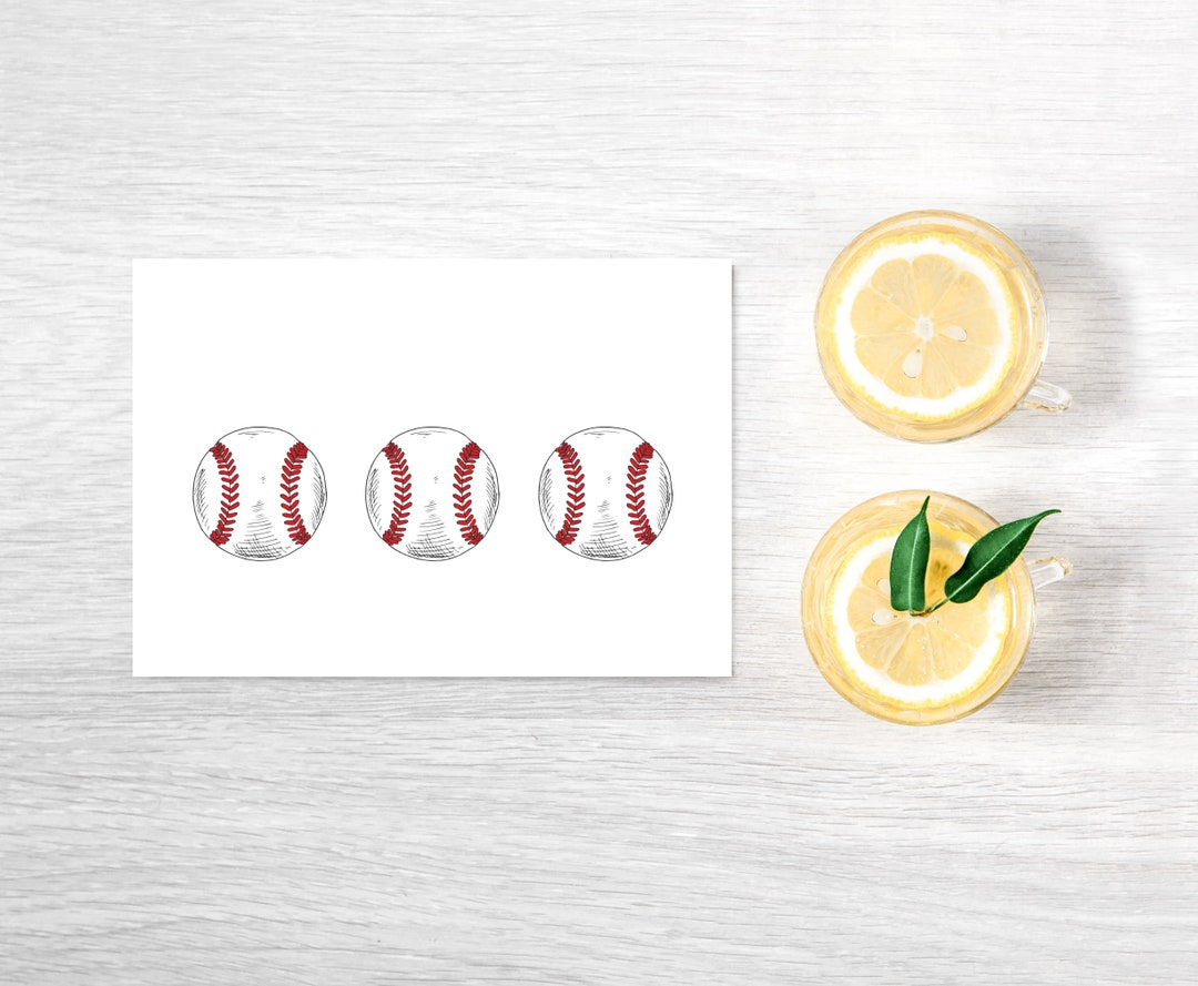 Thank You Card Baseball Printable Baseball Coach Card Baseball Card ...