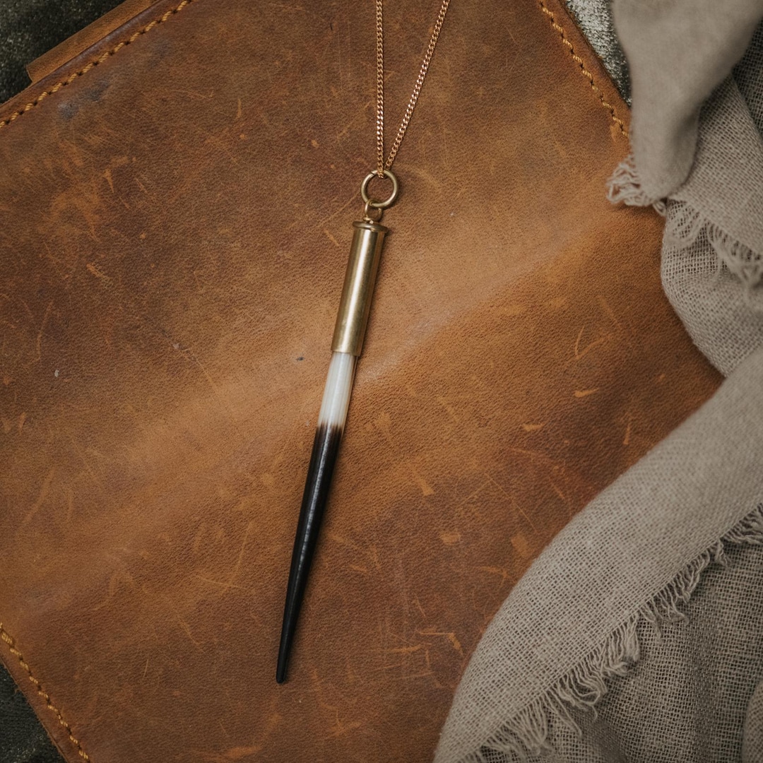 THE ORIGINAL // Yellowstone Beth Dutton Porcupine Quill Necklace // 32 ...