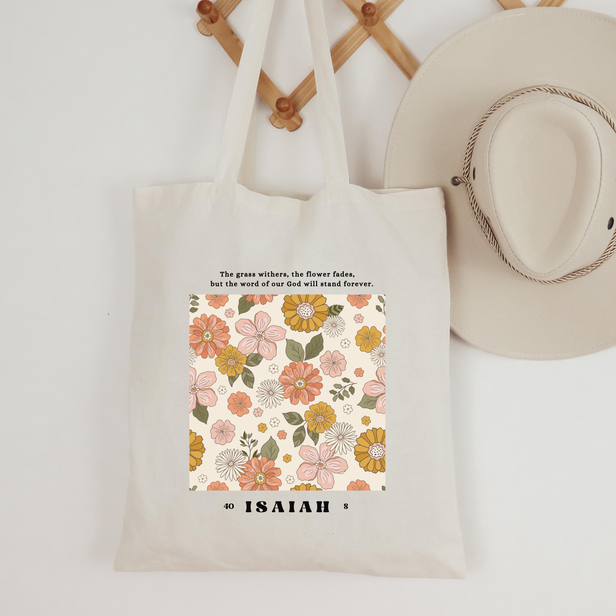 Isaiah Bible Verse Tote Boho Christian Bag Women Travel Tote Shoulder ...