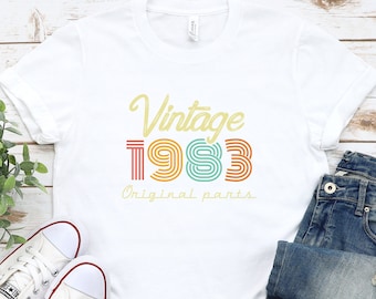 1983 Vintage Shirt, 40st Birthday Shirt, 1983 Birthday Shirt, 40th ...