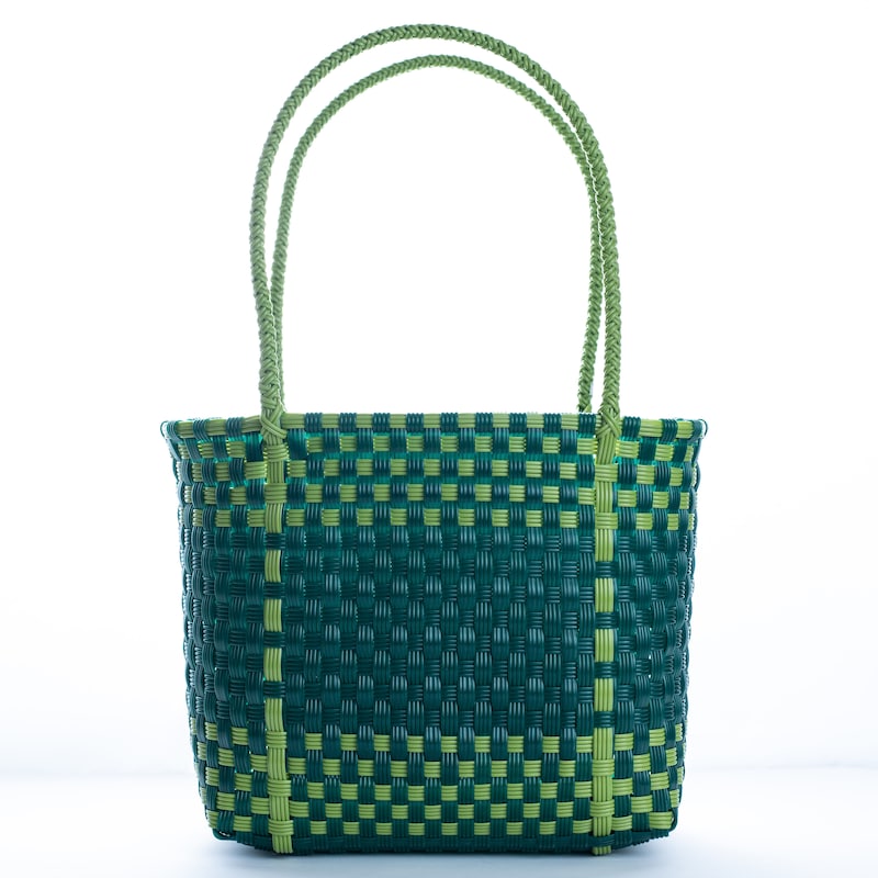 Stripe Plastic Tote Bags - Etsy