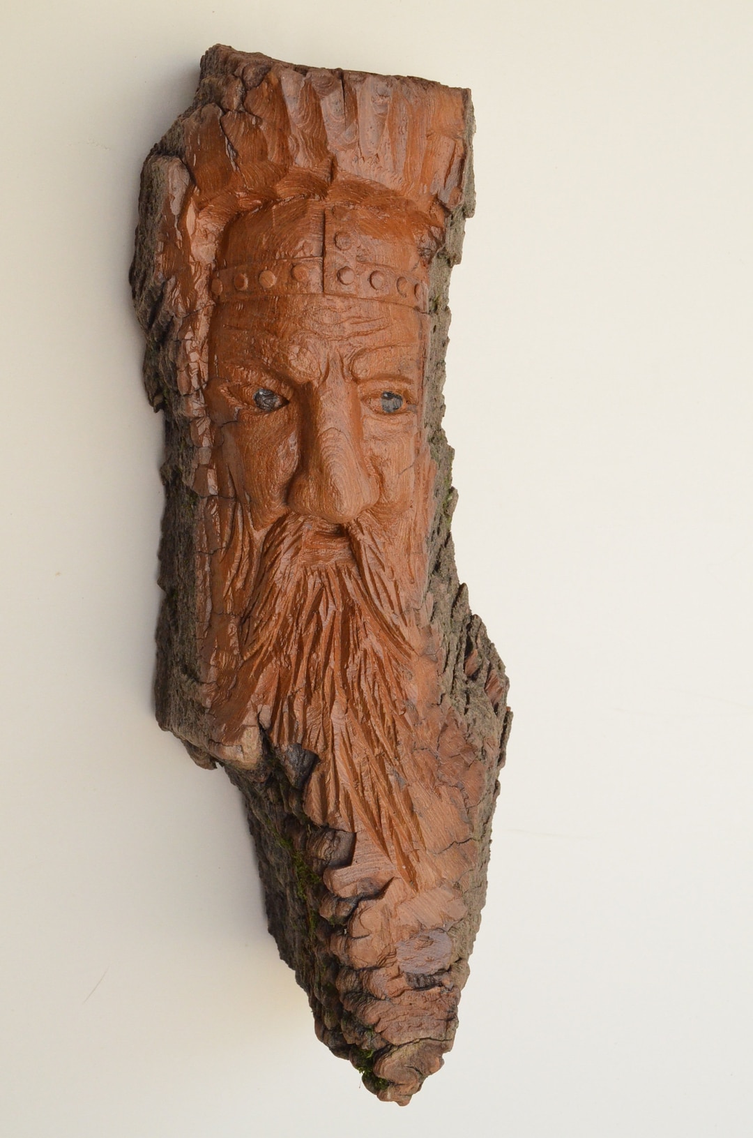 Cottonwood Bark Viking Carving - Etsy