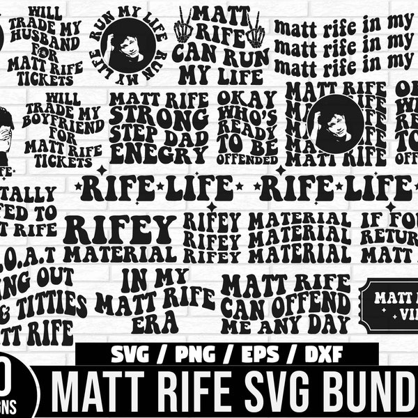 Matt Rife Svg - Etsy