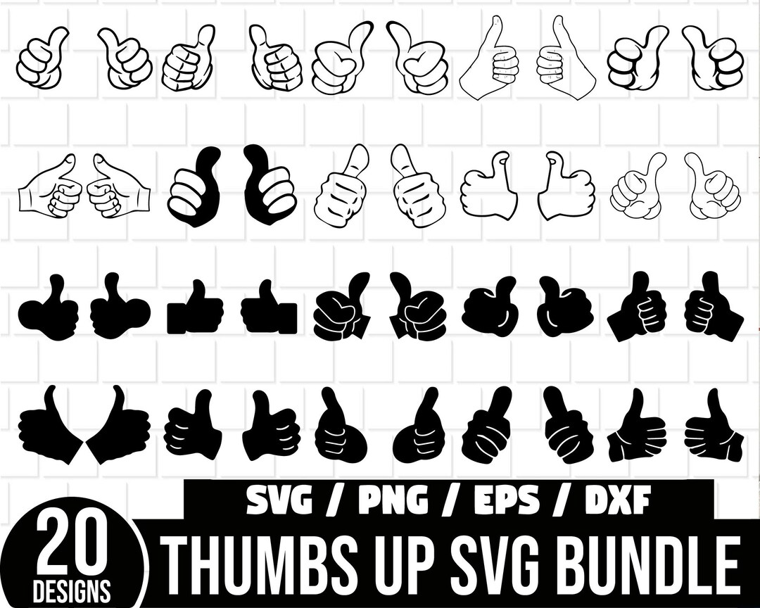 Thumbs up Svg Bundle, This Guy SVG, This Girl SVG, Thumbs up Cricut ...