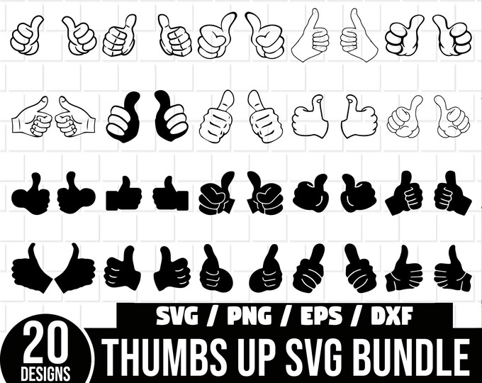 Thumbs up Svg Bundle, This Guy SVG, This Girl SVG, Thumbs up Cricut ...