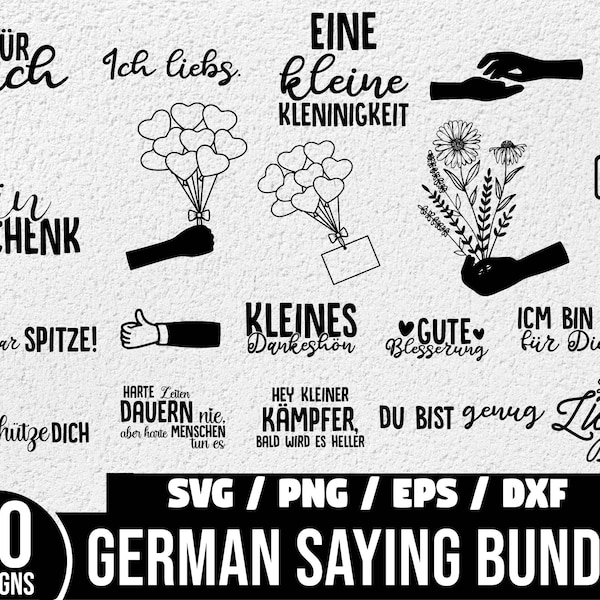 Deutsches Svg Bundle - Etsy