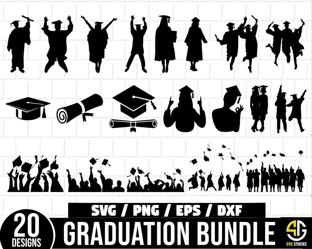 Graduation SVG Bundle Proud Graduate Svg Graduation Cap Svg - Etsy