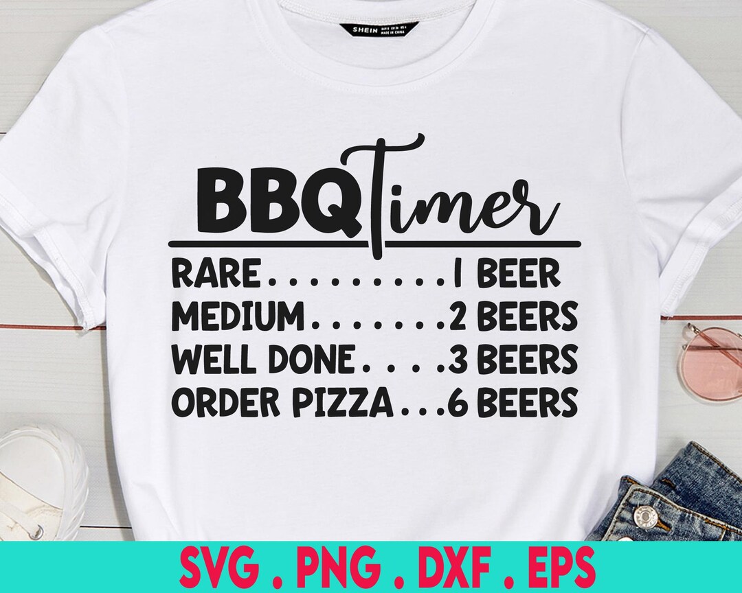 BBQ Timer SVG, Barbecue SVG, Cut File, Commercial Use, Barbecue Apron ...