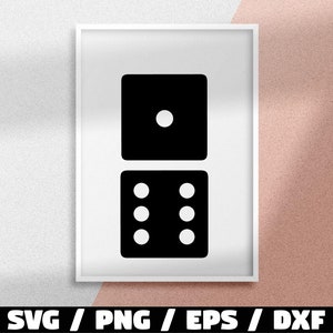 Dice SVG Bundle, Dice Silhouette, Casino Svg, Gamble Svg, Rolling Dice ...