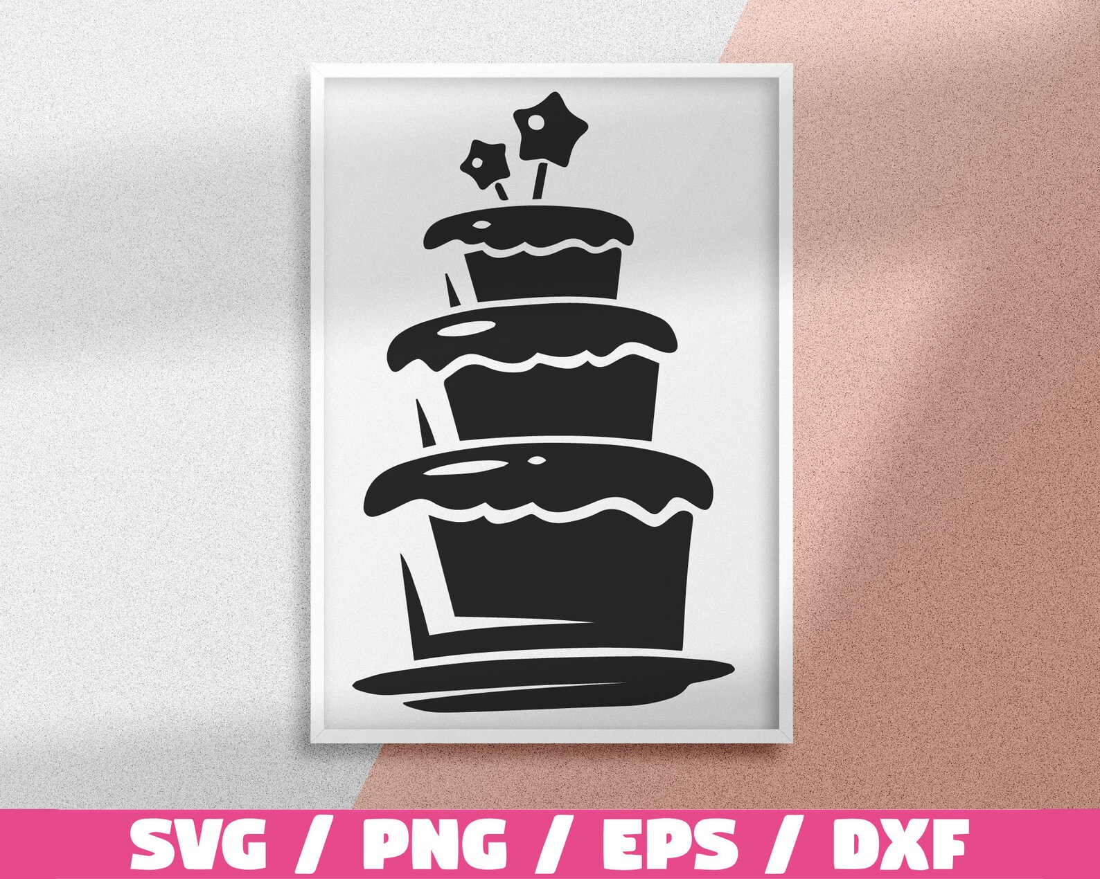 Torte Bundle SVG Cake SVG Cake Topper SVG Cake Cut File - Etsy Italia