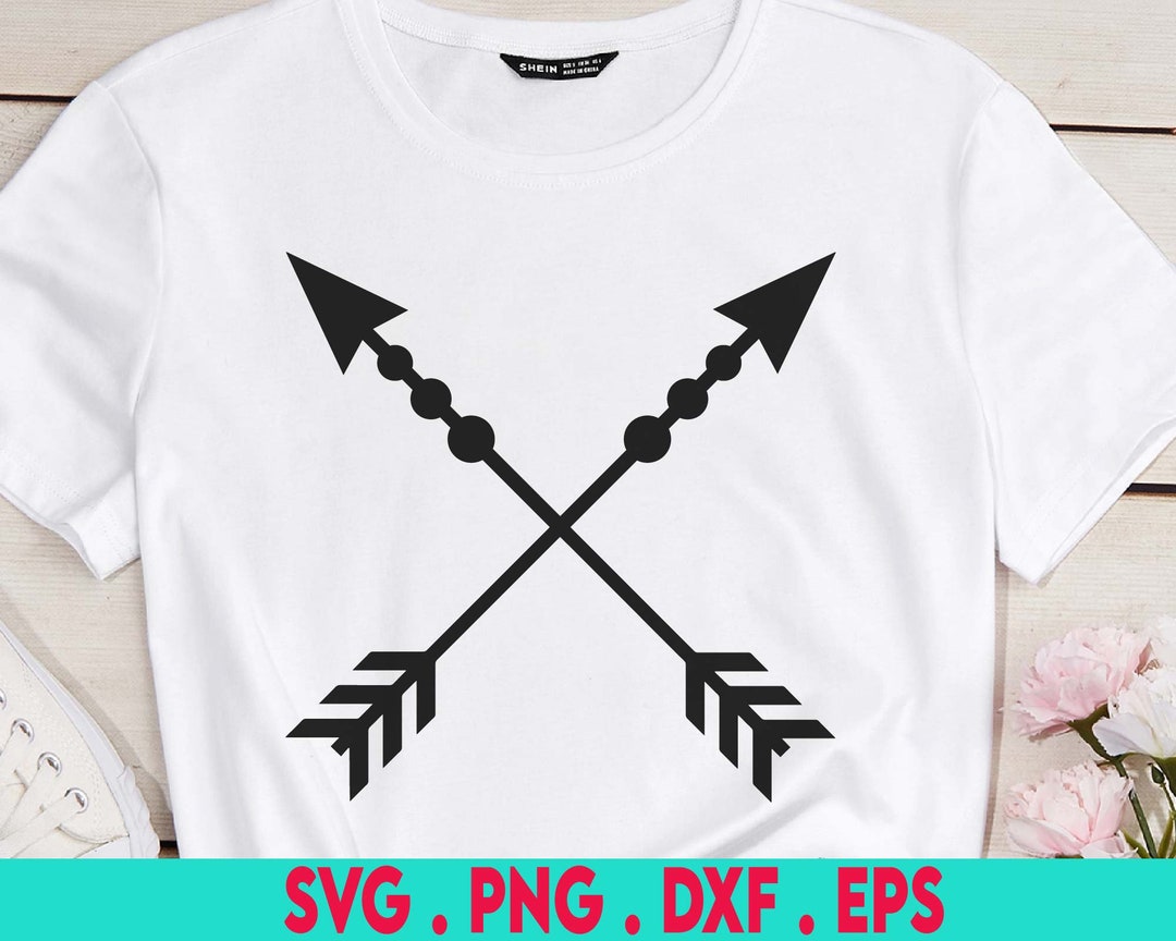 Crossed Arrows Svg Arrow Svg Arrow Cricut Arrow Cut File Compass Simple ...