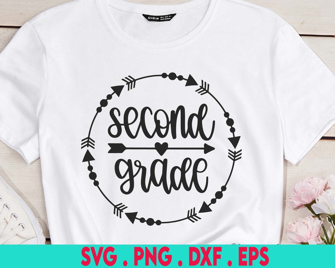 Second Grade Svg, Back to School, Boy Second Grade Svg, Baby Girl Svg ...
