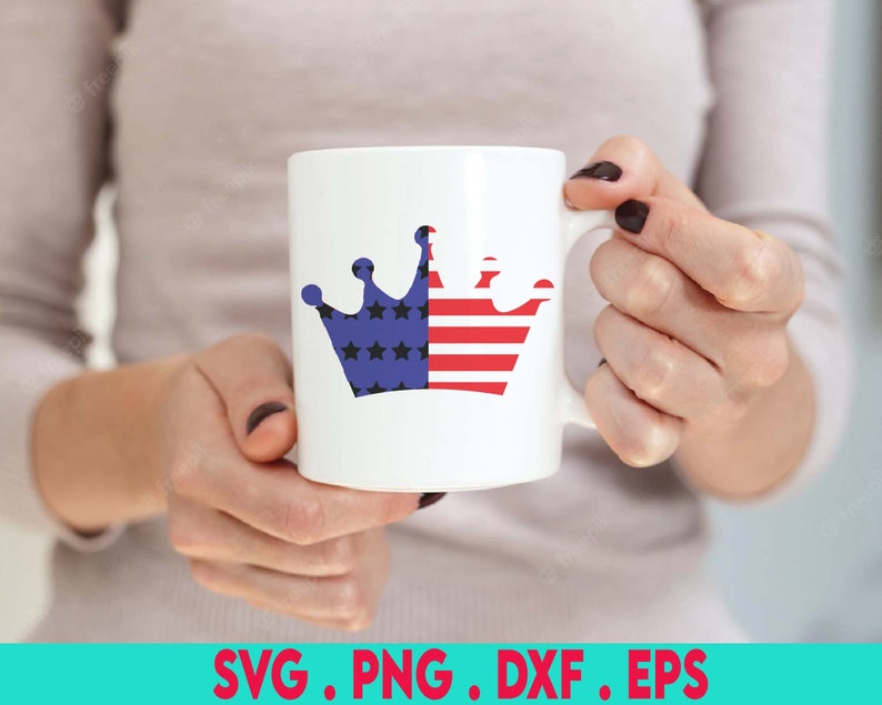 4th of July Svg Tiara Svg Crown Svg US Flag Merica Svg Fourth - Etsy