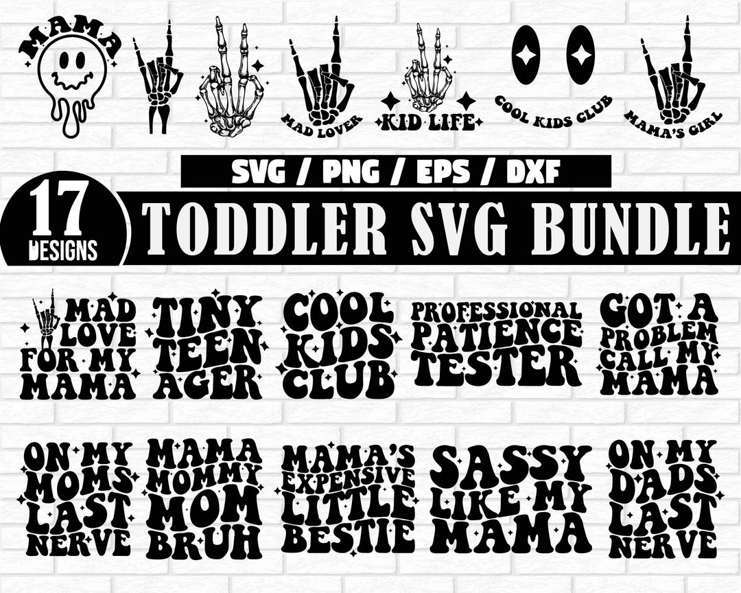 Toddler Svg Bundle Funny Toddler Svg Kids Svg Kids Shirt - Etsy Canada