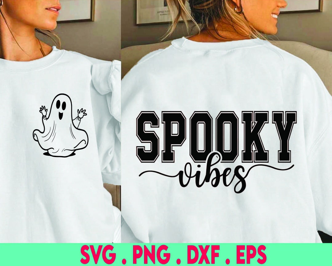 Spooky Vibes Varsity SVG Spooky Vibes Varsity PNG Spooky Svg Spooky Png Halloween Svg Halloween ...
