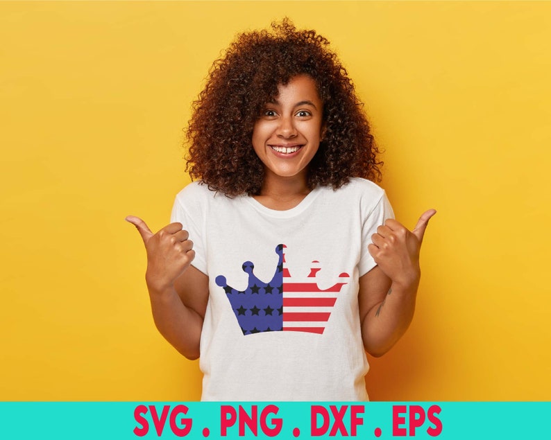 4th of July Svg Tiara Svg Crown Svg US Flag Merica Svg Fourth - Etsy