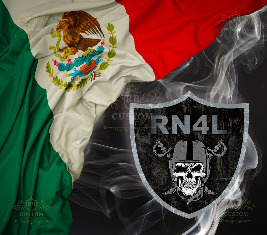 Raiders RN4L MEXICO PNG High Quality Straight Sublimation Wrap Custom ...