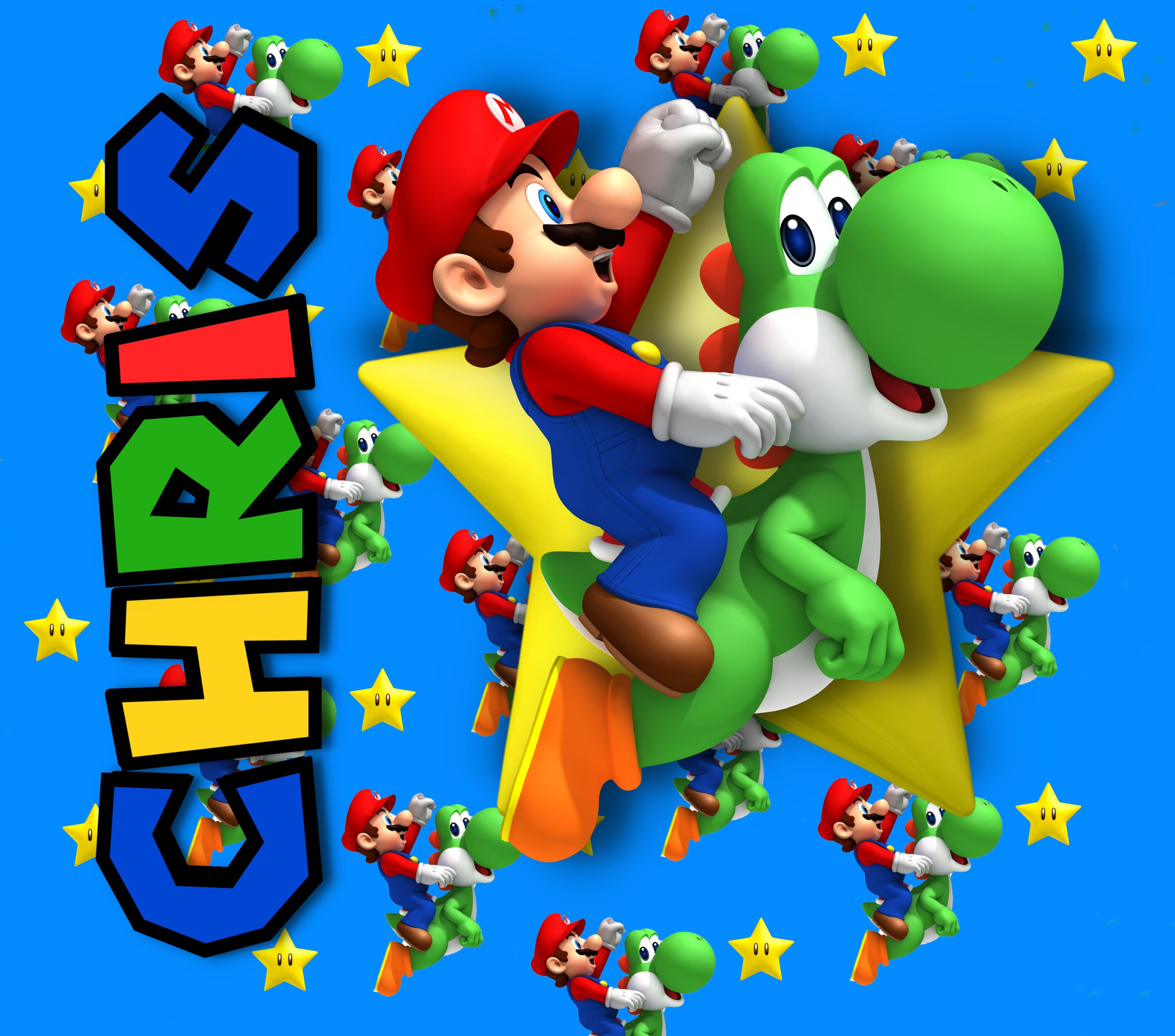 Super Mario Character Design 20 Oz Skinny Tumbler Straight - Etsy