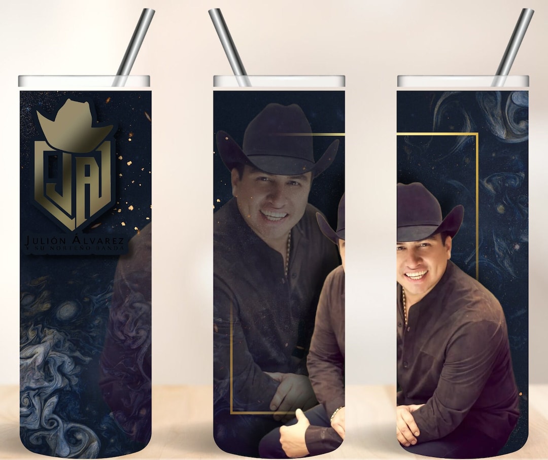 Julion Alvarez Wrap PNG 20 Oz Skinny Tumbler Straight Sublimation Wrap ...