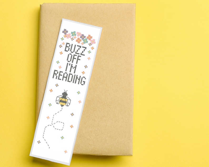 Cross Stitch Bookmark Pattern PDF | Bookmark Cross Stitch Chart, Modern ...