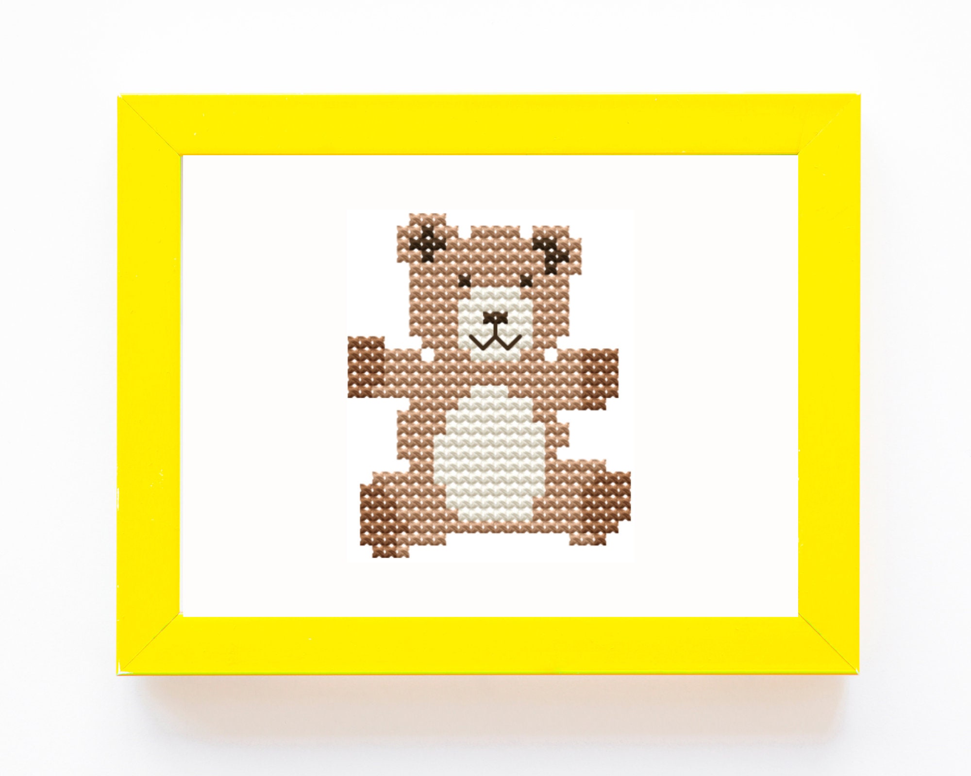 Kids' Cross Stitch Pattern PDF Easy Cross Stitch, Beginner Cross Stitch ...