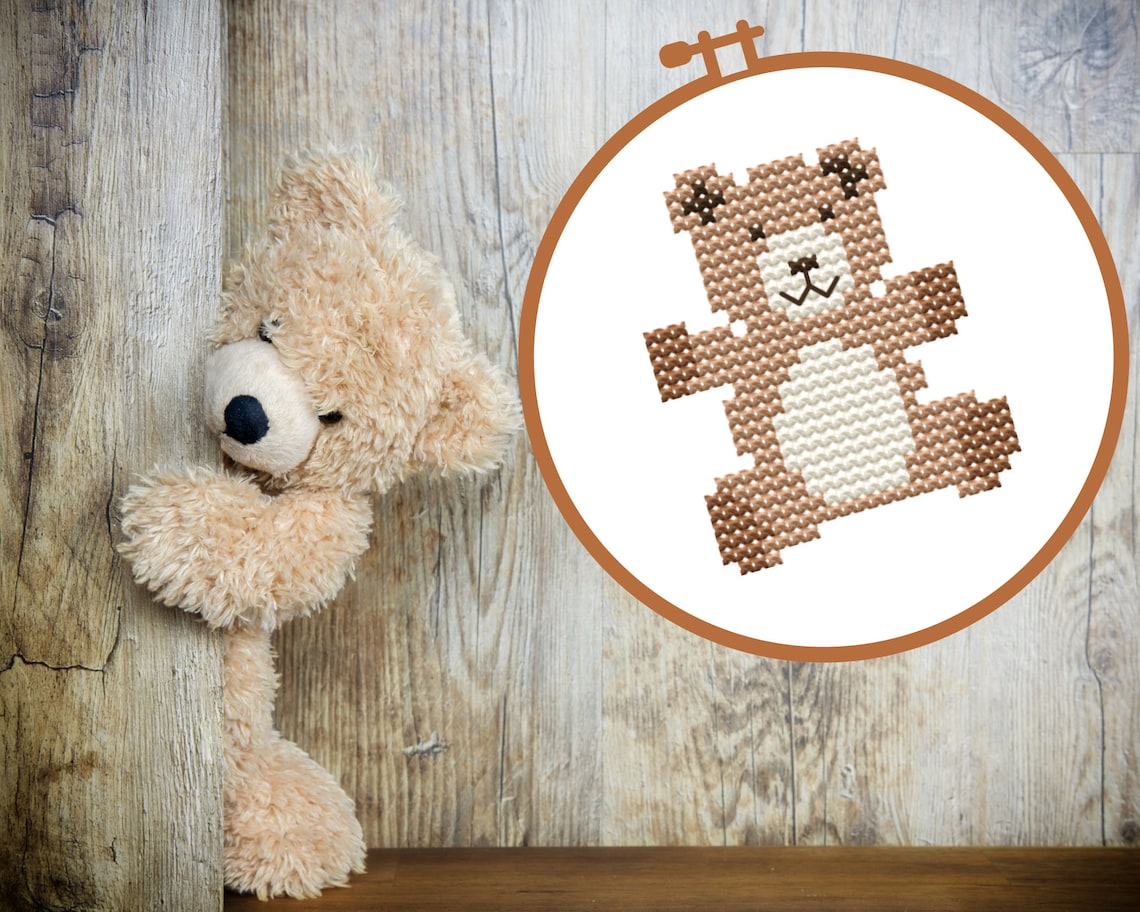 Kids' Cross Stitch Pattern PDF Easy Cross Stitch, Beginner Cross Stitch ...