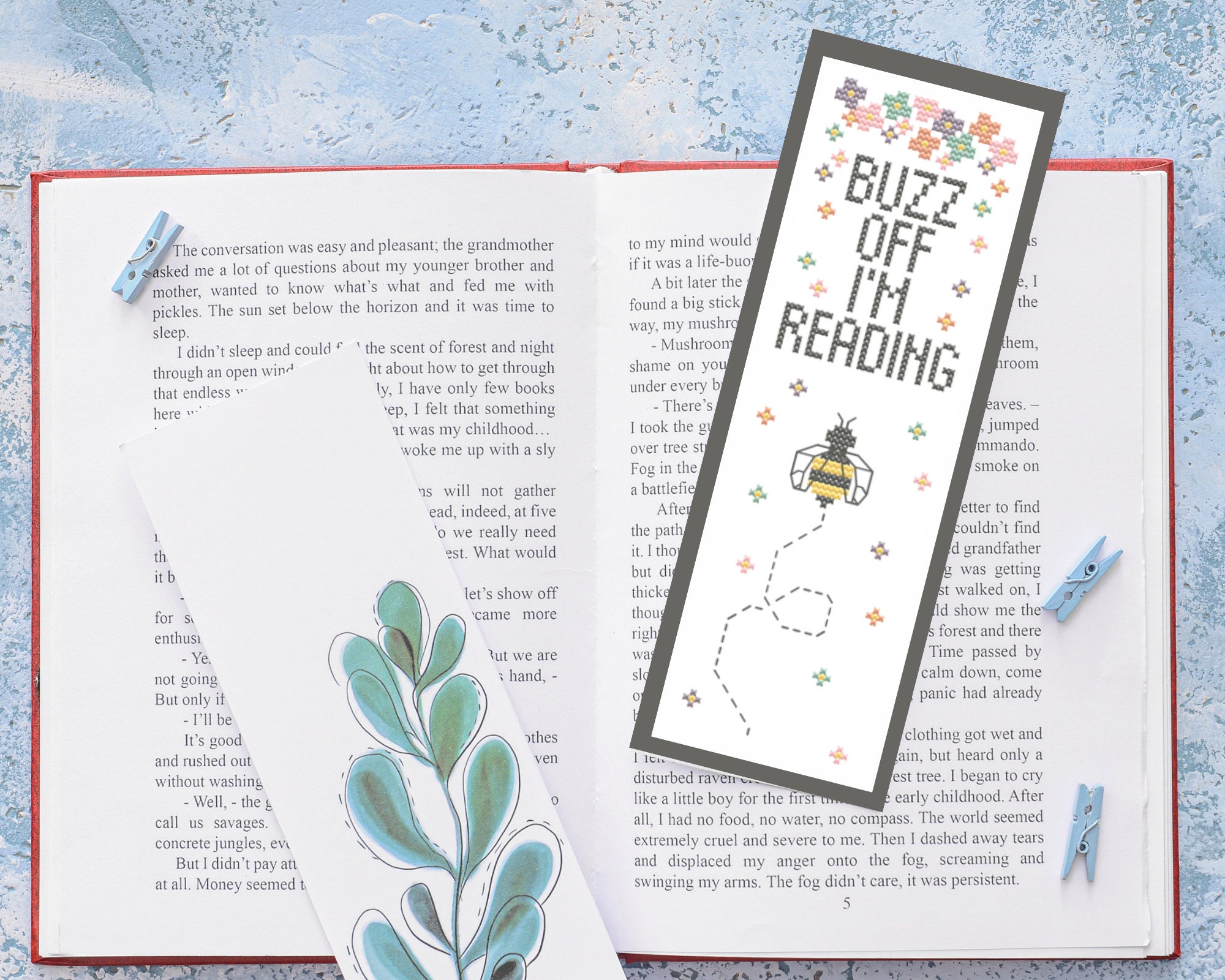 Cross Stitch Bookmark Pattern PDF | Bookmark Cross Stitch Chart, Modern ...