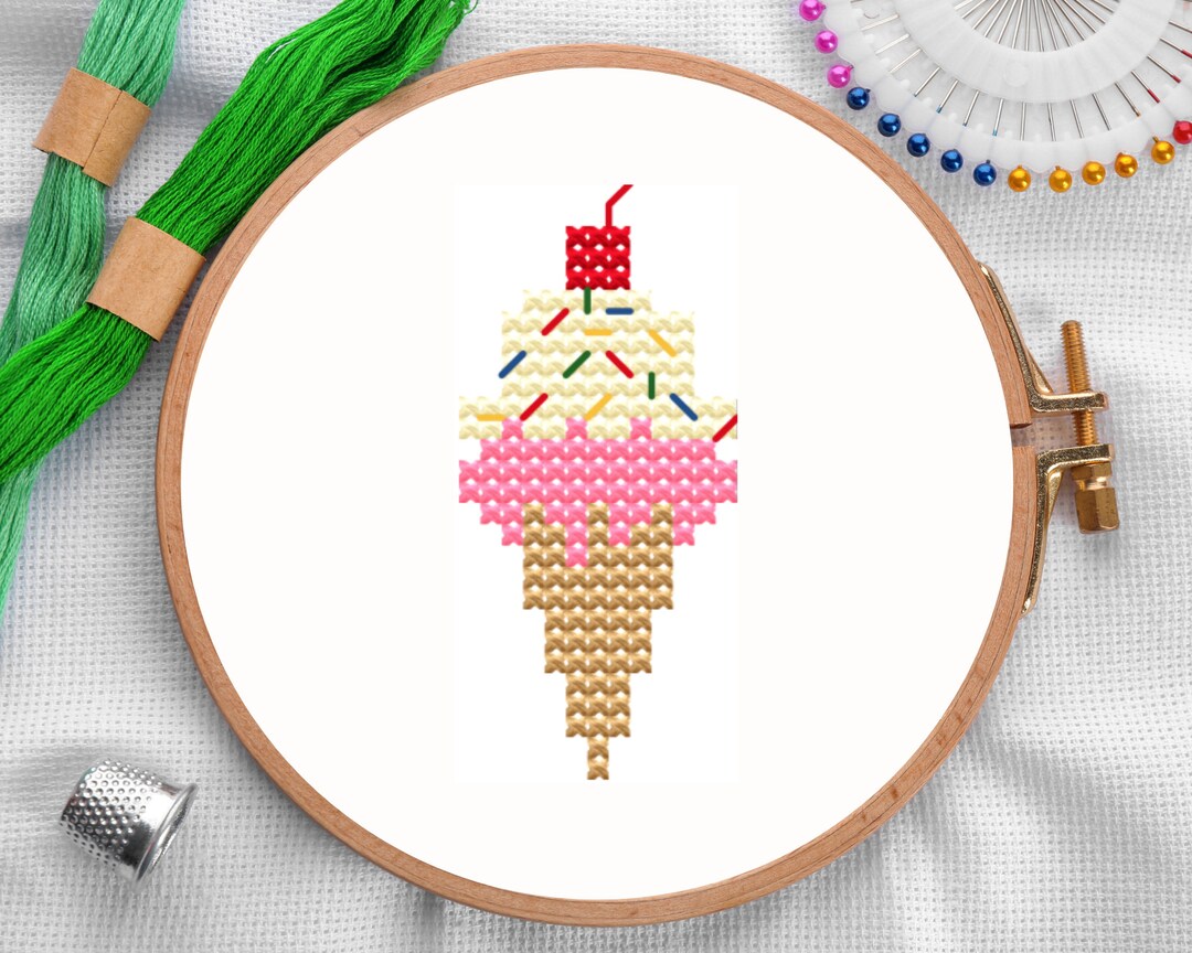 Kids' Cross Stitch Pattern PDF | Easy Cross Stitch, Beginner Cross ...