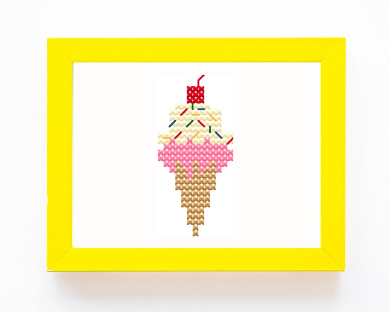 Kids' Cross Stitch Pattern PDF Easy Cross Stitch - Etsy