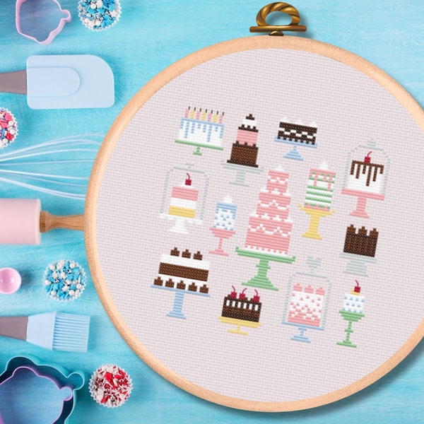 Cross Stitch Chart Bakery - Etsy