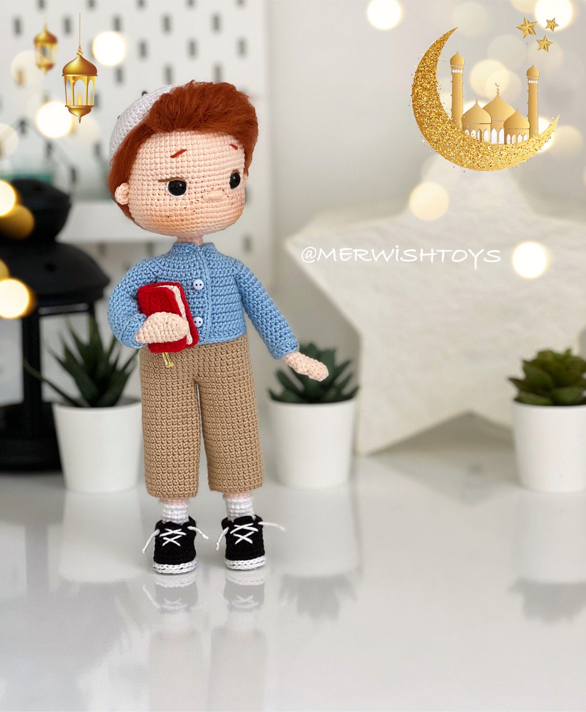 Crochet Enes Ramadan English Doll, Amigurumi Doll, Crochet Pattern Doll ...