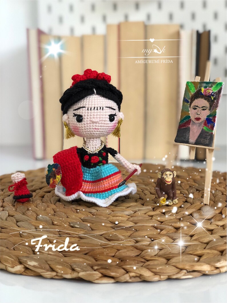 Crochet Frida Doll Pattern: Amigurumi Doll (english PDF) - Etsy