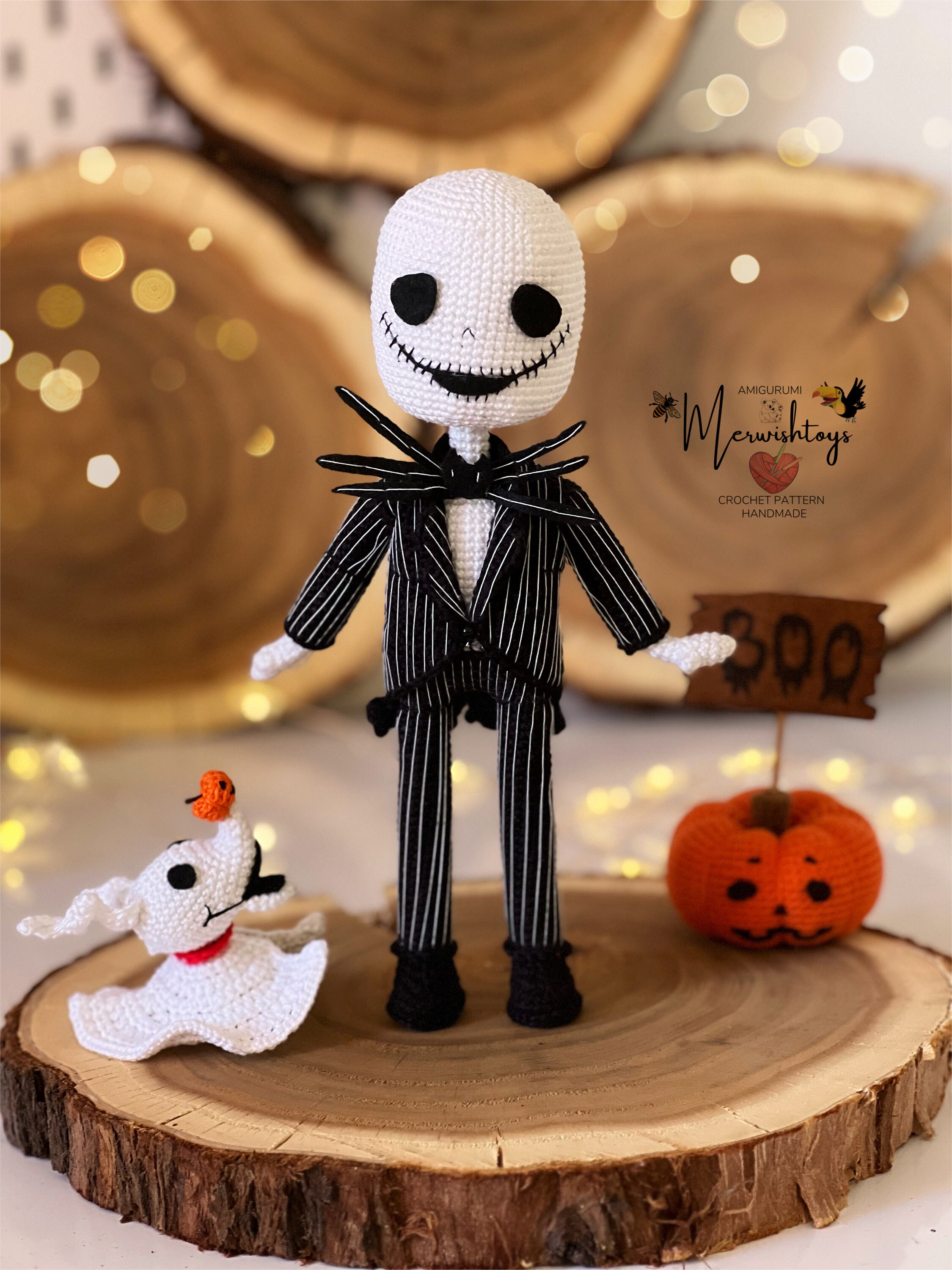 Crochet Pattern Halloween Skull Doll - Etsy