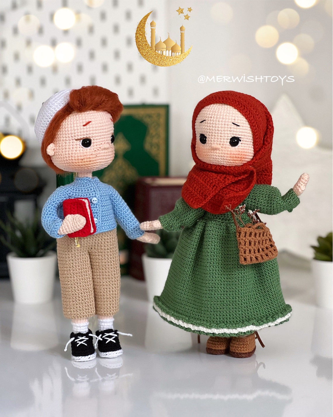 Crochet Leyla and Enes Ramadan Doll: Amigurumi PDF Pattern - Etsy