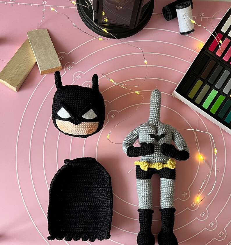 Batman Crochet Pattern Pdf Batman Amigurumi Amigurumi - Etsy