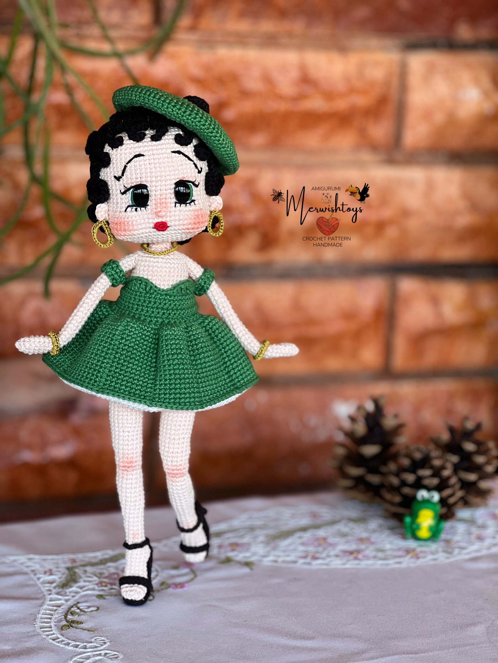 Crochet Betty Boop Doll Pattern: Amigurumi PDF (english, SPA, Turkish ...