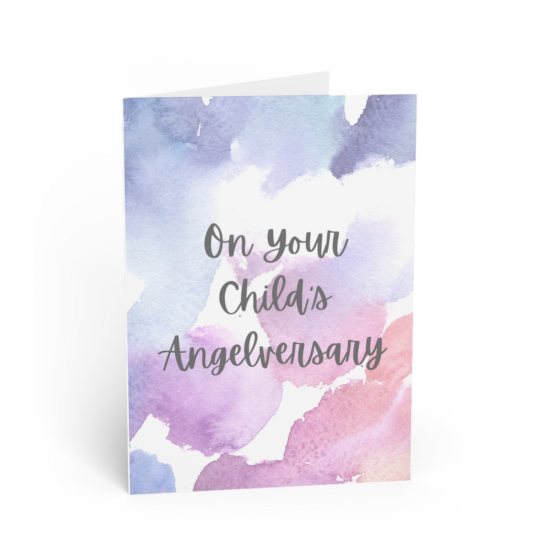 Child Loss Angelversary Card - Etsy