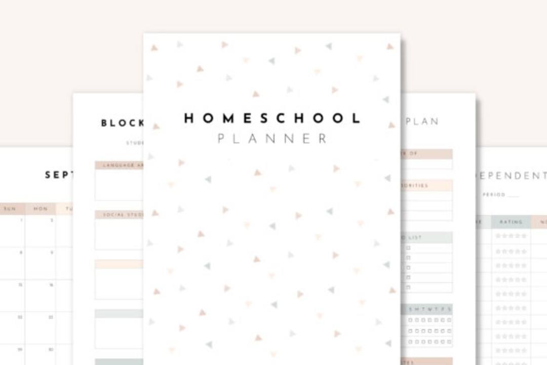 Homeschool Planner Printable: Academic Lesson Planner (PDF) - Etsy