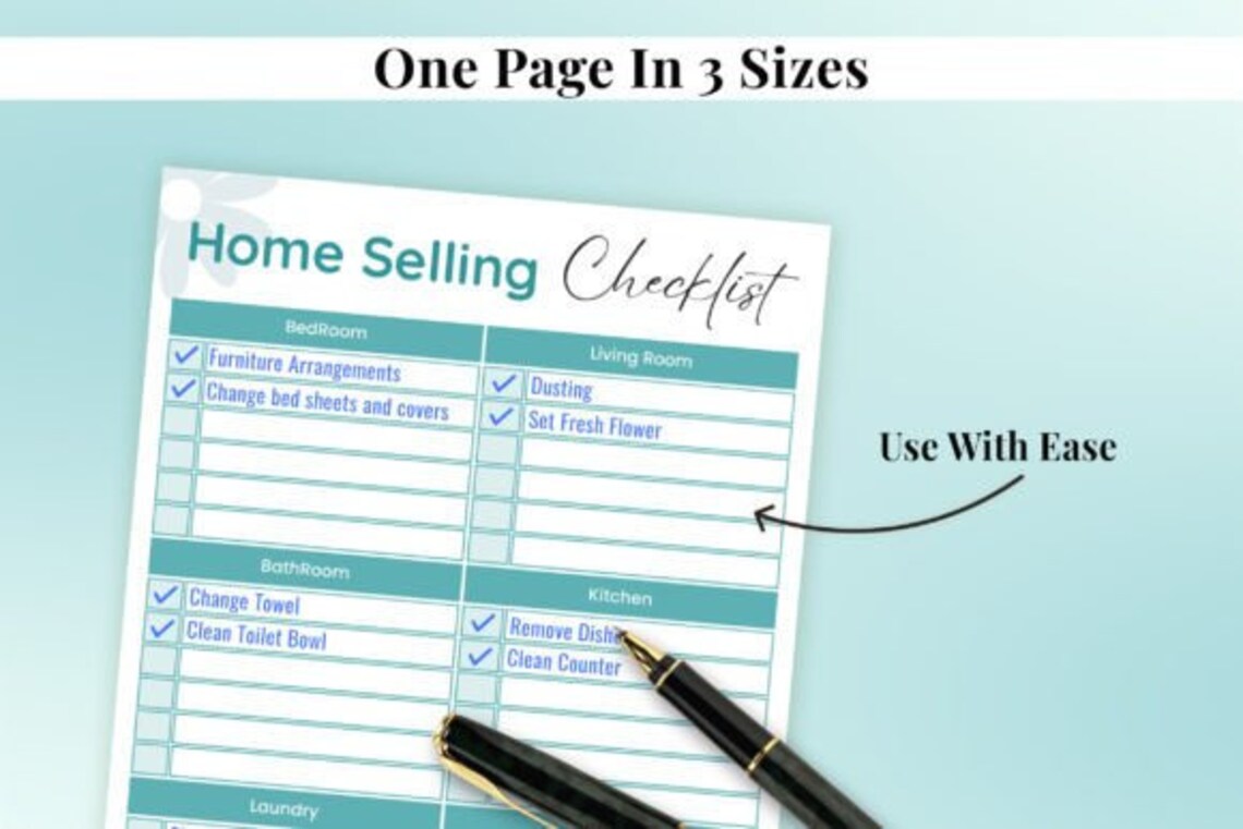 Printable Home Selling Checklist | Your Comprehensive Guide to Selling ...