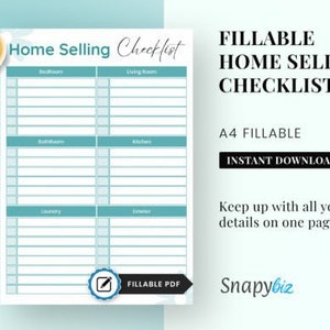 Printable Home Selling Checklist | Your Comprehensive Guide to Selling ...