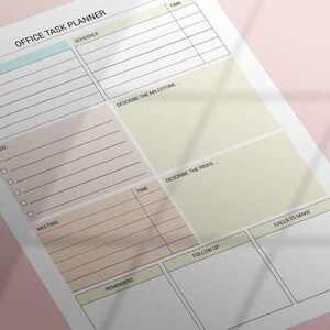 Ultimate Office Organizer Kit: Daily Work Planner, Task Checklists, and ...